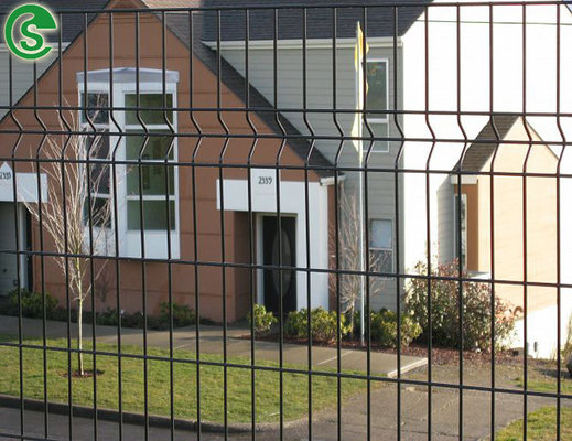 Decorative Powder Coated Green Nylofor 3D Welded Wire Mesh fence for Poland Market