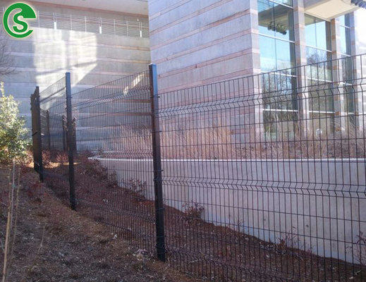 Decorative Powder Coated Green Nylofor 3D Welded Wire Mesh fence for Poland Market