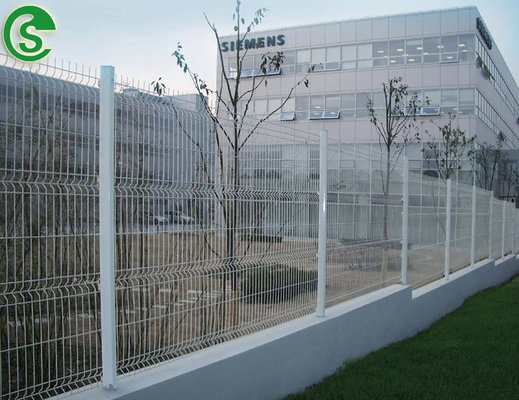 Decorative Powder Coated Green Nylofor 3D Welded Wire Mesh fence for Poland Market