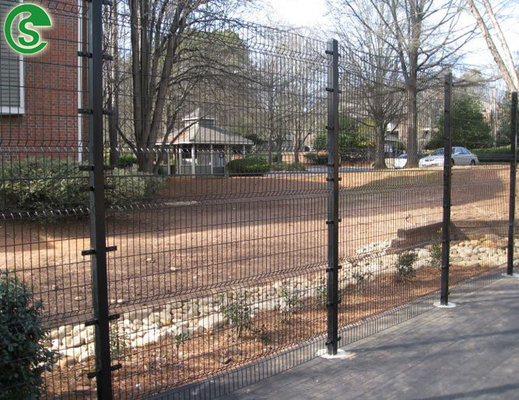 Decorative Powder Coated Green Nylofor 3D Welded Wire Mesh fence for Poland Market