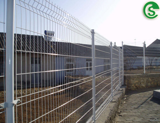 curved fencing nylofor 3d panels coated border green garden wire mesh fence with v folds