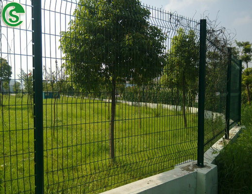 curved fencing nylofor 3d panels coated border green garden wire mesh fence with v folds