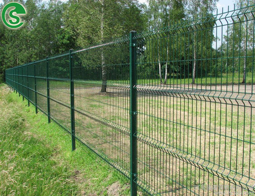 curved fencing nylofor 3d panels coated border green garden wire mesh fence with v folds