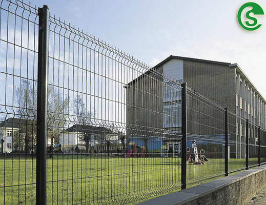 Cheap wire mesh fencing safety pvc coated welded wire school fencing