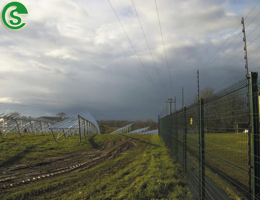 Galvanized and PVC Coated Welded Wire Mesh Fence Nylofor 3D Security Fence