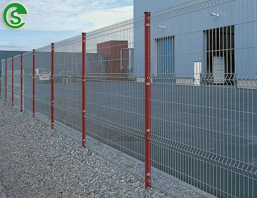 Galvanized and PVC Coated Welded Wire Mesh Fence Nylofor 3D Security Fence