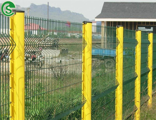Galvanized and PVC Coated Welded Wire Mesh Fence Nylofor 3D Security Fence