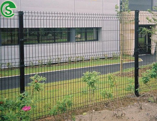 Wholesale green vinyl coated welded wire mesh fence Nylofor 3D fence panels