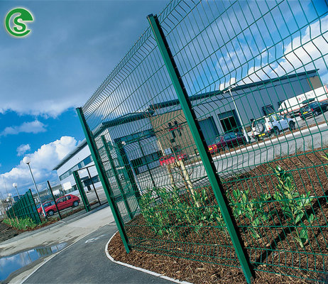 High Quality 2.0mx2.5m Powder Coating Nylofor 3D Panel Fencing With 3 Beams