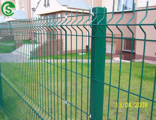 6ft/7ft 50*200mm Powder coated 3D welded wire mesh fence for garden