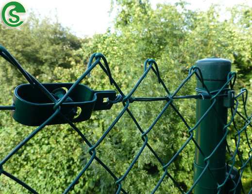 Modern gates and fences design used chain link fence double swing gates