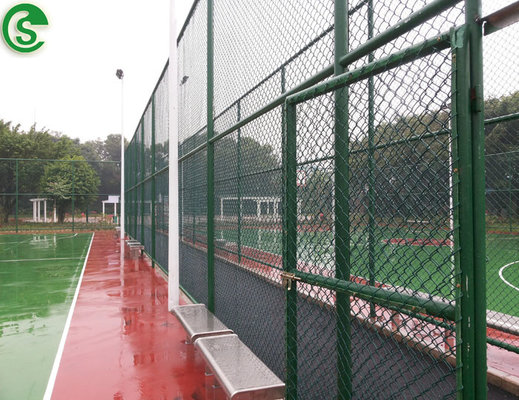 Heavy duty used chain link fencing design basketball court fence