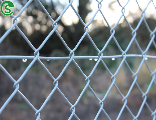 Powder distribution room protension fence chain link fence with top barbe wire