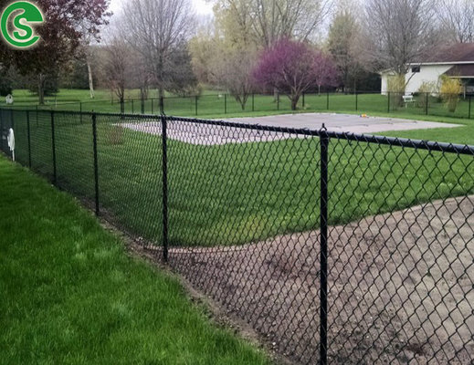 Galvanized diamond mesh fence shool fencing usded chain wire fencing USA