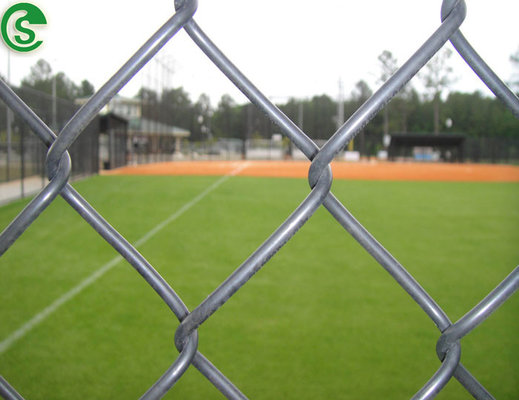 Black vinyl coated cyclone fencing standard 15 ft outdoor soccer field fence