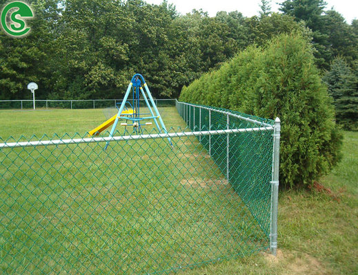 6ft 50 x 50mm mesh fence complete system pvc coated chain link wire mesh Australia