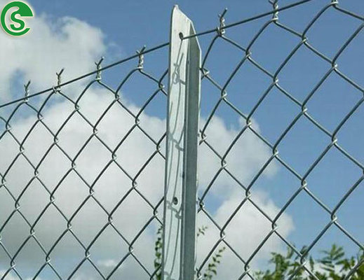 Hot dipped galvanised twist knuckle edge chain wire mesh fencing
