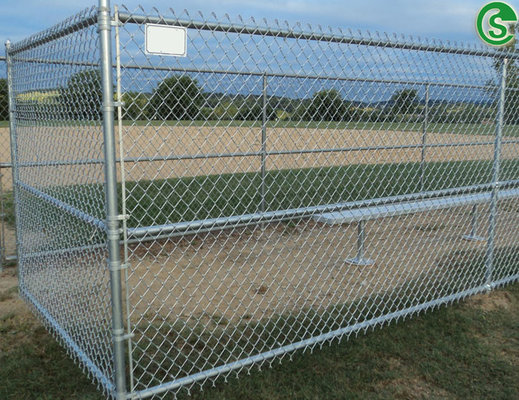 wholesale 6 foot decorative plastic coated used chain link fence China