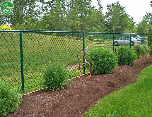 wholesale 6 foot decorative plastic coated used chain link fence China