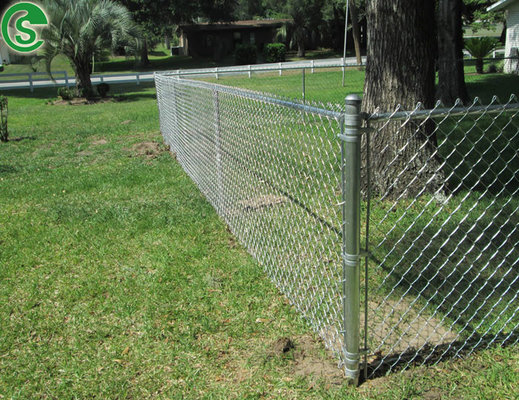 Malaysia galvanized 11 gauge chain link fence roll 6 foot for farm