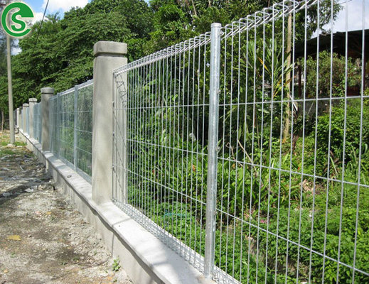 PVC Coated Roll Top Fence / Korea Welded Wire Mesh Fencing For Sale