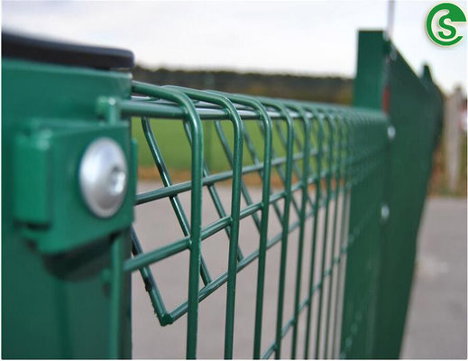 PVC Coated Roll Top Fence / Korea Welded Wire Mesh Fencing For Sale