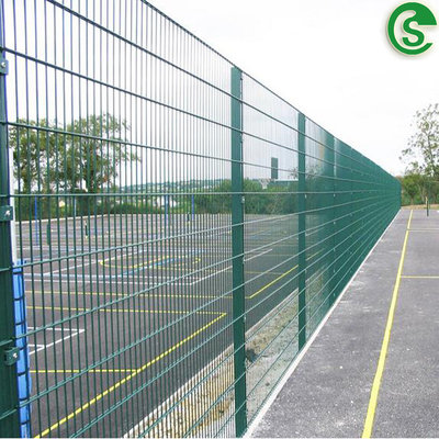 fence double wire garden door galvanized powder coated nylofor 2d fence for boundary wall