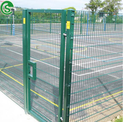 prefabricate steel fencing panel double 545 fences 656 fence for basketball