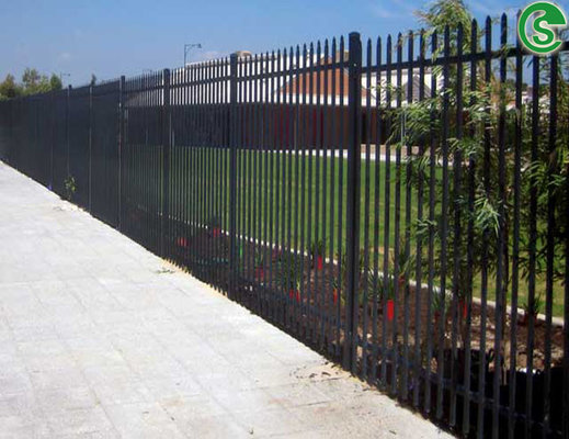High security boundary wall fencing panels decorative iron fence