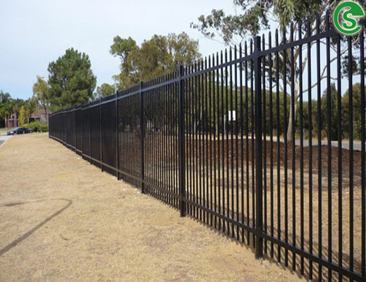 High security boundary wall fencing panels decorative iron fence