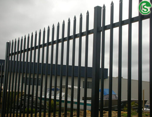 anti-climb steel tube ornamental iron fence for school playground