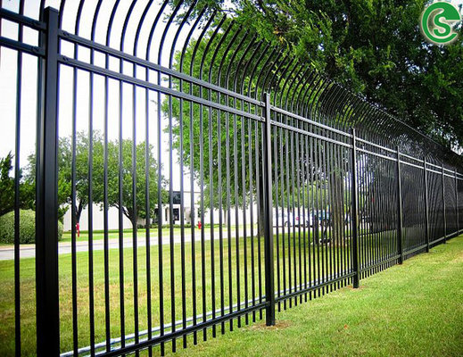 Decorative backyard metal fencing rackable ornamental fence UK