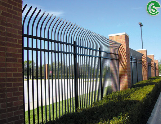 Decorative backyard metal fencing rackable ornamental fence UK