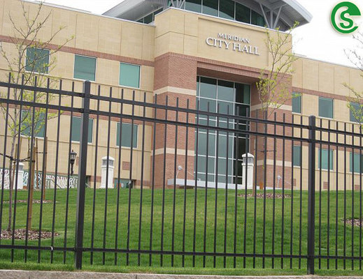 USA decorative garden tube fencing used wrought iron fence for sale