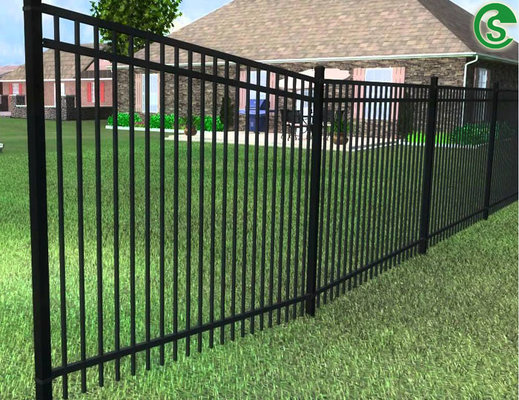 high quality flower border fence steel picket fencing Germany
