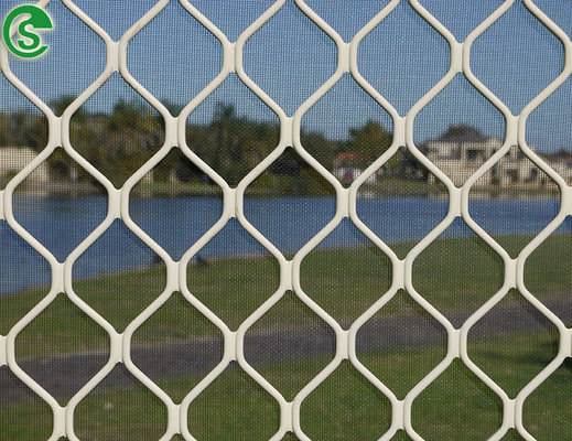 Guangzhou factory window diamond grille aluminum amplimesh for sale