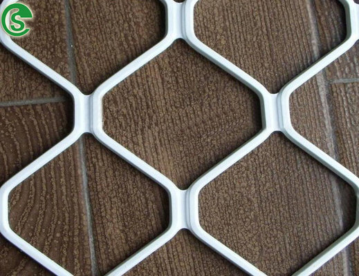 6mm thickness 63*63mm hole Aluminum Amplimesh Diamond Security Grilles for dubai market