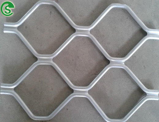 6mm thickness Anti corrosion and beautiful widely used aluminium grid wire amplimesh fence