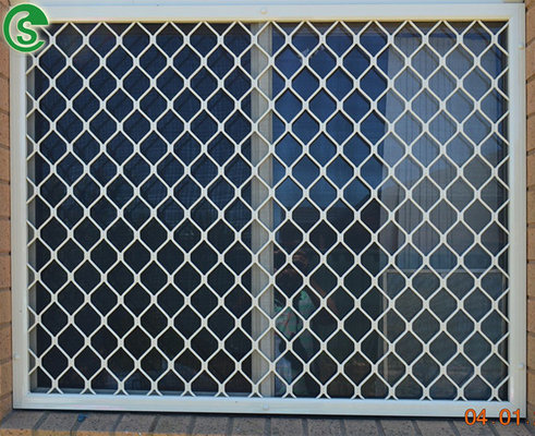 Anodised Self-Colored Decorative Ultra Aluminum Amplimesh Window Grille
