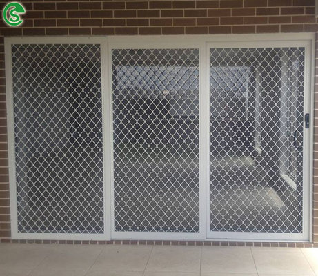 Australia 7mm aluminium amplimesh  security diamond grill for window and door