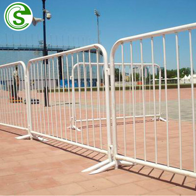 Galvanized temporary security fences panels pedestrian barricades Austrilia