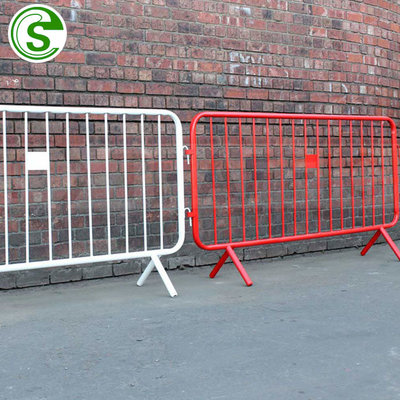 USA hot sale market round tube interlock security bicycle barricades for event