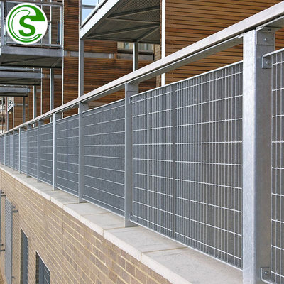 anti rust walkway mesh grating galvanized serrated steel bar grating platform