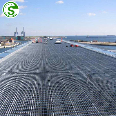 hot dip galvanized anti slip bar steel grating weight Steel grid welded bar floor grating