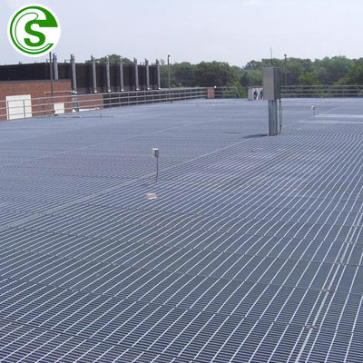 Serrated hot dipped galvanized steel grating standard weight