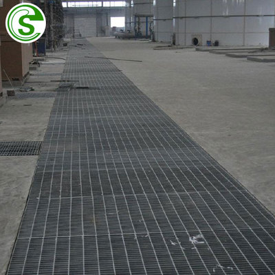 Ground Support Equipment Metal Bar Grate Grid For Construction 25 x 3 Catwalk Steel Grating