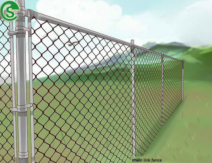 Malaysia galvanized 11 gauge chain link fence roll 6 foot for farm