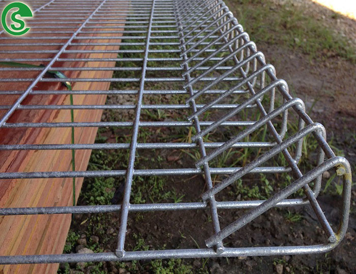 Hot dipped galvanized 8ft wire mesh korea brc fence wholesale for pedestrian zone