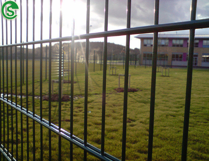 High security boundary wall designmaster fence panel 5/4/5 wire mesh fencing
