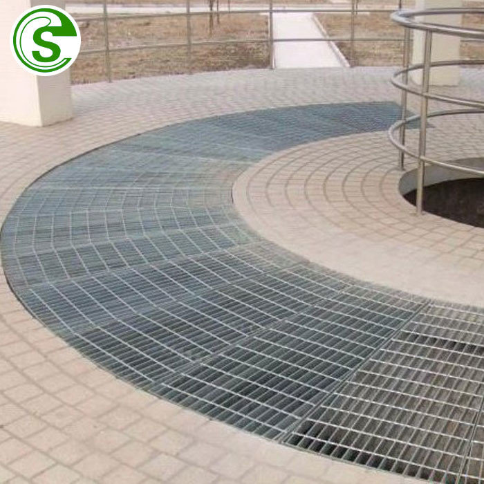 Ground Support Equipment Metal Bar Grate Grid For Construction 25 x 3 Catwalk Steel Grating